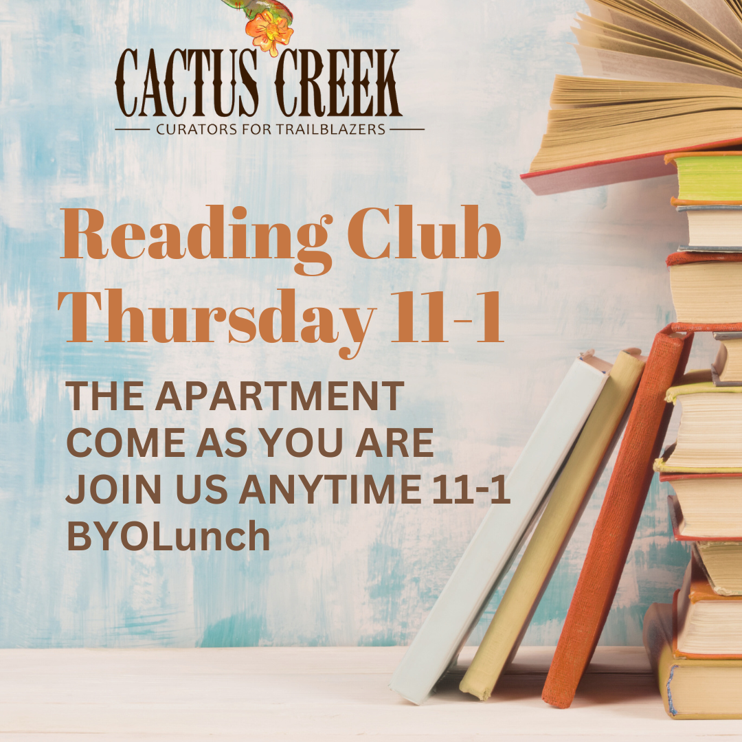 Thursday Reading Club at Cactus Creek — Cactus Creek Shop